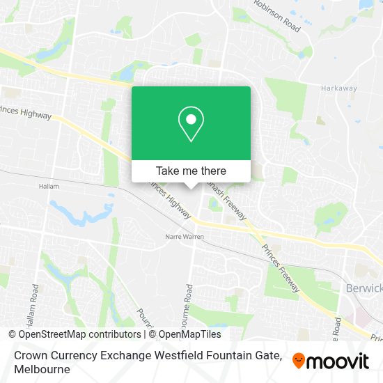 How to get to Crown Currency Exchange Westfield Fountain Gate in Narre ...