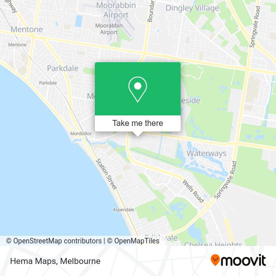 How to Get to Hema Maps in Braeside by Bus or Train?