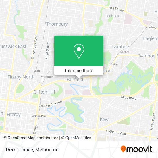 How to Get to Drake Dance in Fairfield by Bus, Train or Tram?