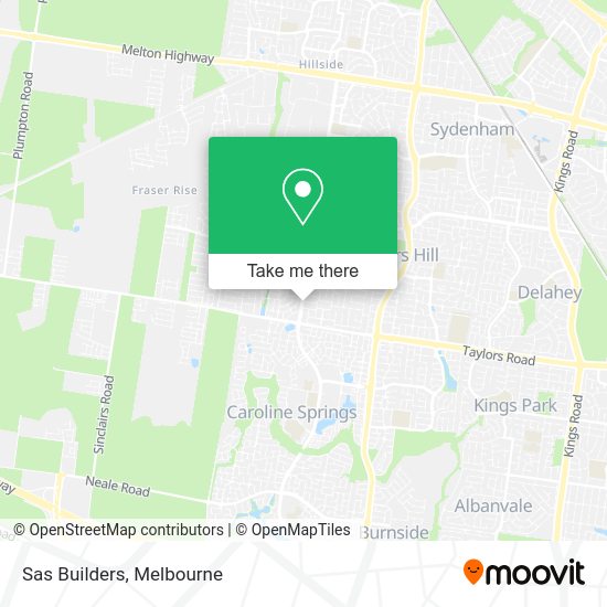 How to get to Sas Builders in Taylors Hill by bus or train?