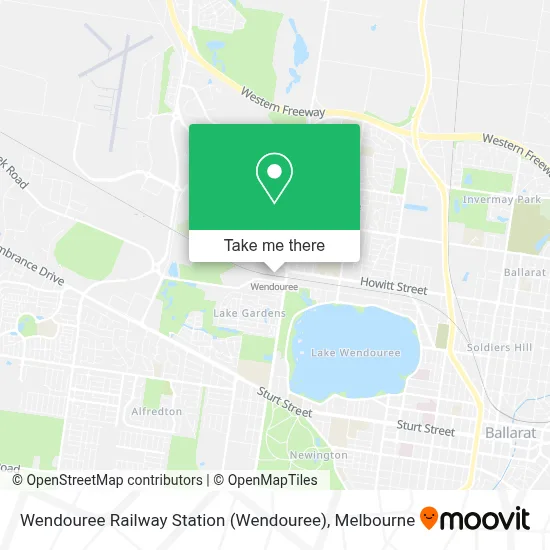 How to Get to Wendouree Railway Station by Train or Bus?