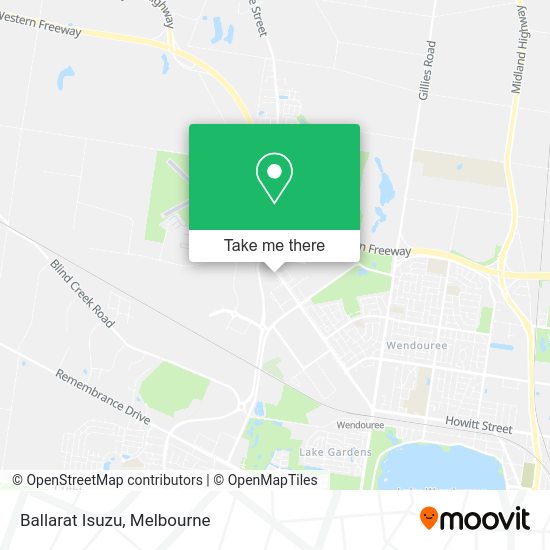 How to Get to Ballarat Isuzu in Mitchell Park by Bus or Train?