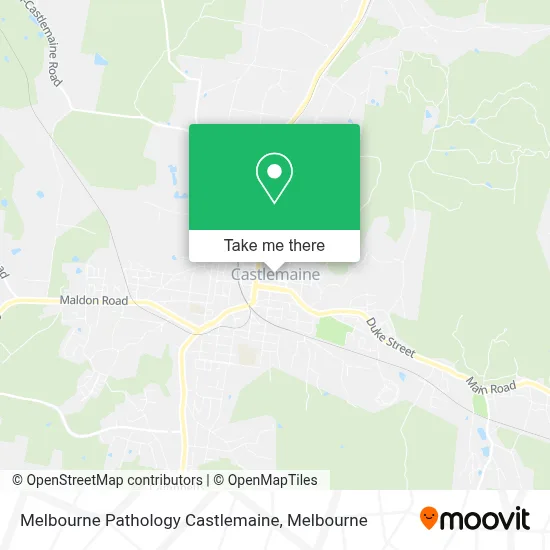 How to Get to Melbourne Pathology Castlemaine by Train or Bus?