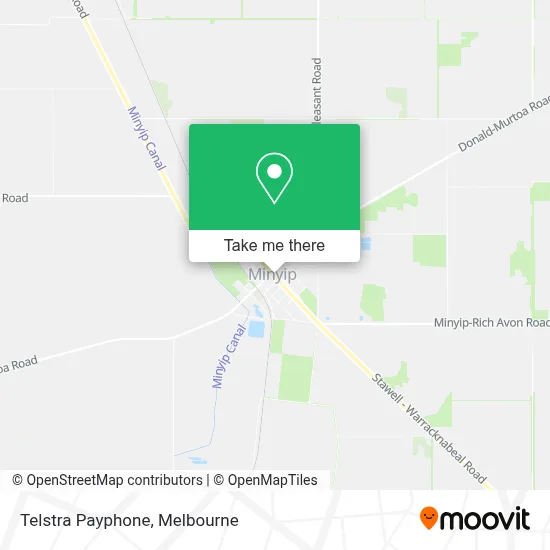 How to Get to Telstra Payphone in Minyip by Bus?
