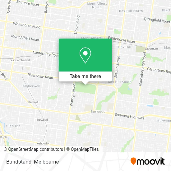 How to Get to Bandstand in Burwood by Bus, Tram or Train?