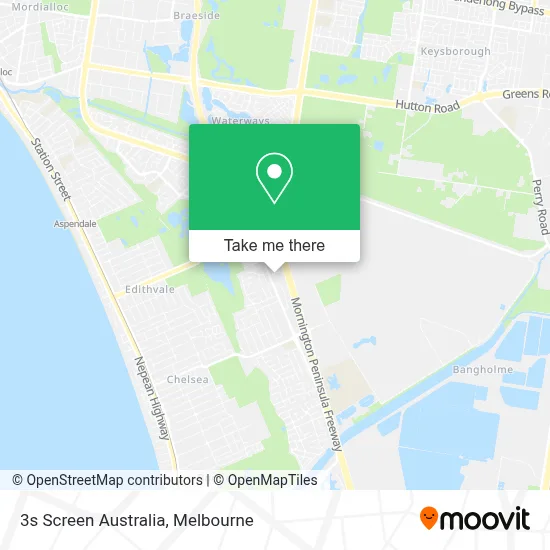 How to Get to 3s Screen Australia in Chelsea Heights by Bus or Train?
