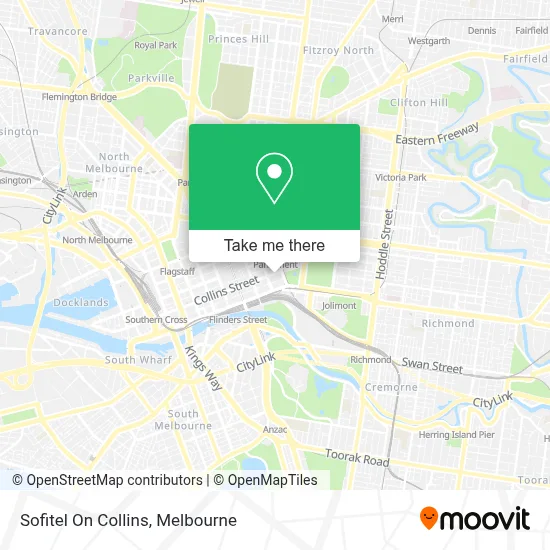 How to Get to Sofitel On Collins in Melbourne by Train, Bus or Tram?