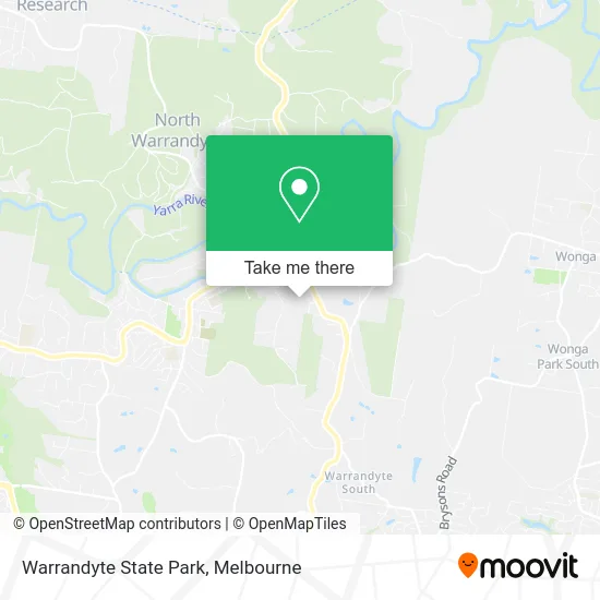 How to Get to Warrandyte State Park by Bus?