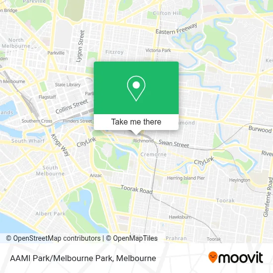 How to Get to AAMI Park/Melbourne Park by Bus, Train or Tram?