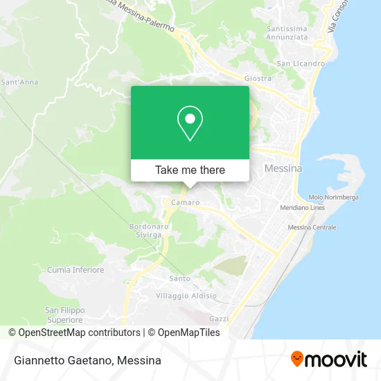 How to Get to Giannetto Gaetano in Messina by Bus?