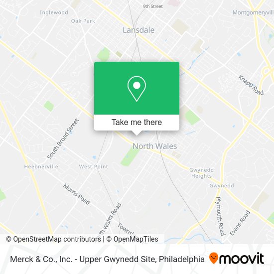 How to Get to Merck & Co., Inc. - Upper Gwynedd Site by Bus or Train?