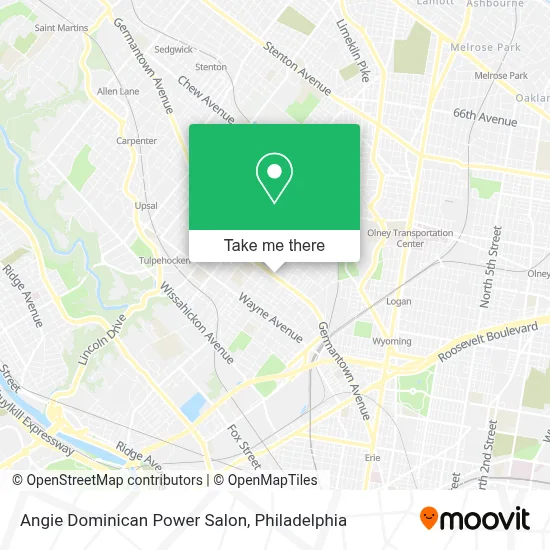 ¿Cómo llegar a Angie Dominican Power Salon en Philadelphia en autobús ...