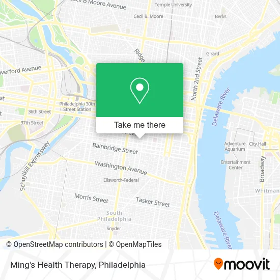 ¿Cómo llegar a Ming's Health Therapy en Philadelphia en autobús, metro ...