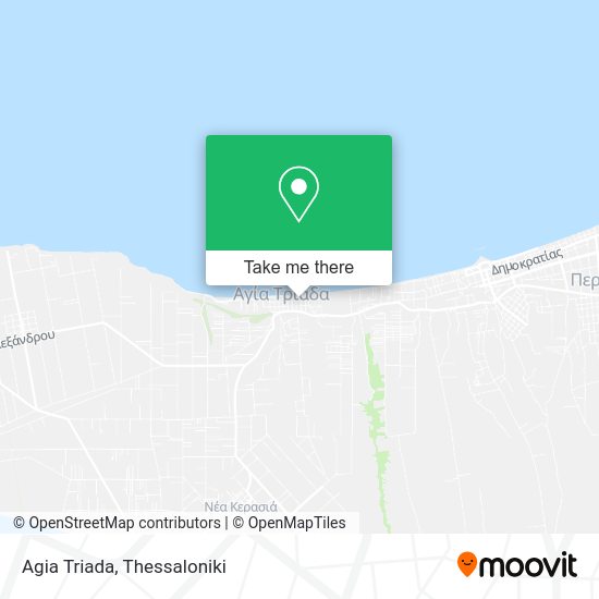 How to Get to Agia Triada (Αγία Τριάδα) in Θερμαϊκού by Bus?