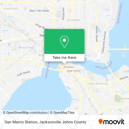 How to Get to San Marco Station in Jacksonville by Bus or Metro?