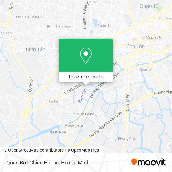 How to get to Quán Bột Chiên Hủ Tíu in Quận 8 by Bus?