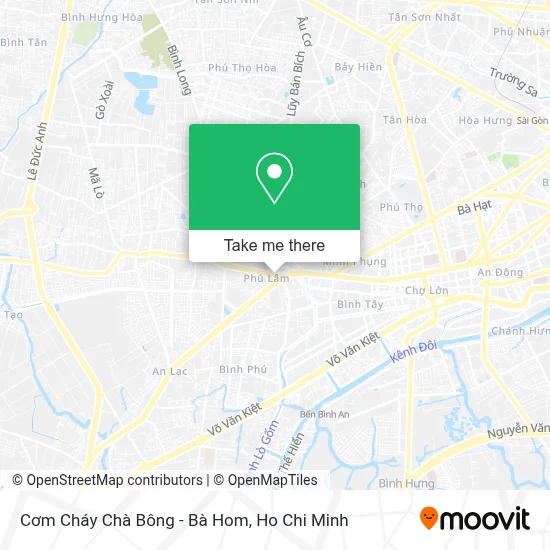 How to Get to Cơm Cháy Chà Bông - Bà Hom in Quận 6 by Bus?