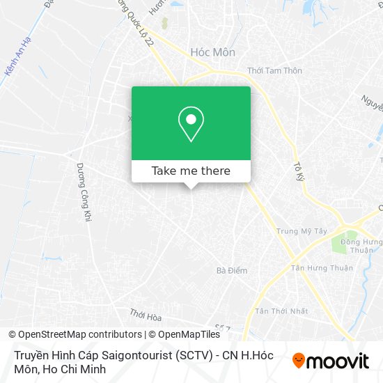 How to get to Truyền Hình Cáp Saigontourist (SCTV) - CN H.Hóc Môn by bus?