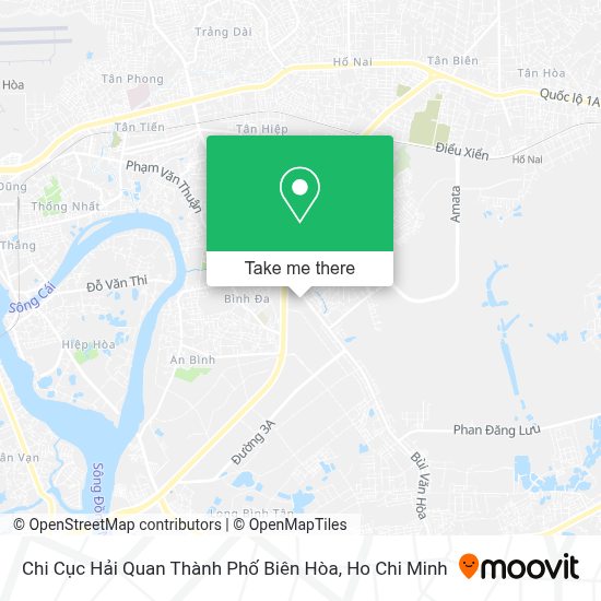 How to Get to Chi Cục Hải Quan Thành Phố Biên Hòa in Bien Hoa by Bus?