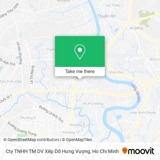 How to get to Cty TNHH TM DV Xếp Dỡ Hưng Vượng in Quận 12 by Bus?