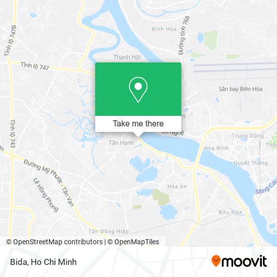 How to get to Bida in Bien Hoa by Bus?