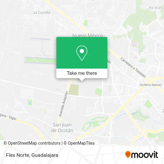 ¿Cómo llegar a Flex Norte en Zapopan en autobús?
