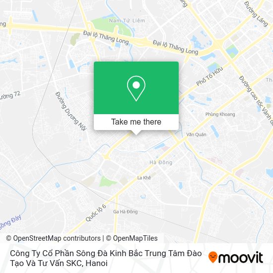 How to get to Công Ty Cổ Phần Sông Đà Kinh Bắc Trung Tâm Đào Tạo Và Tư ...