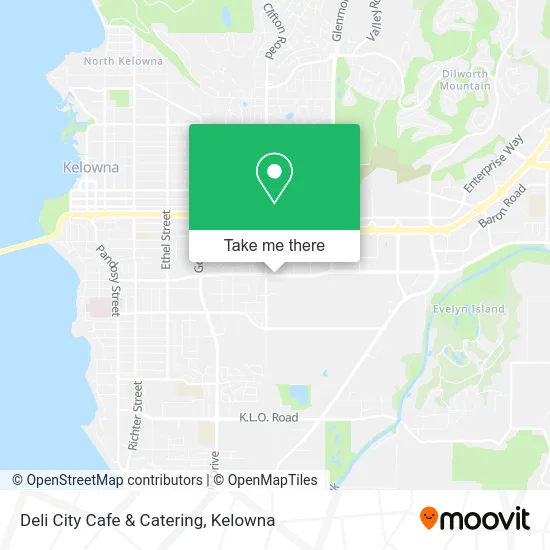 Comment aller à Deli City Cafe & Catering à Kelowna en bus