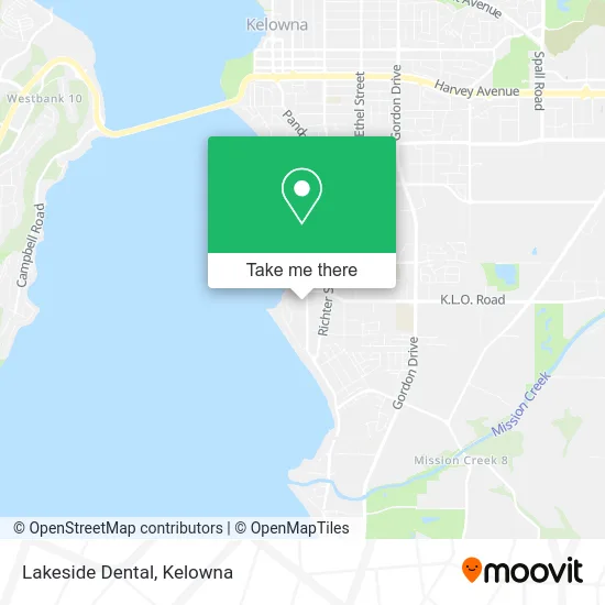 Comment aller à Lakeside Dental à Kelowna en bus