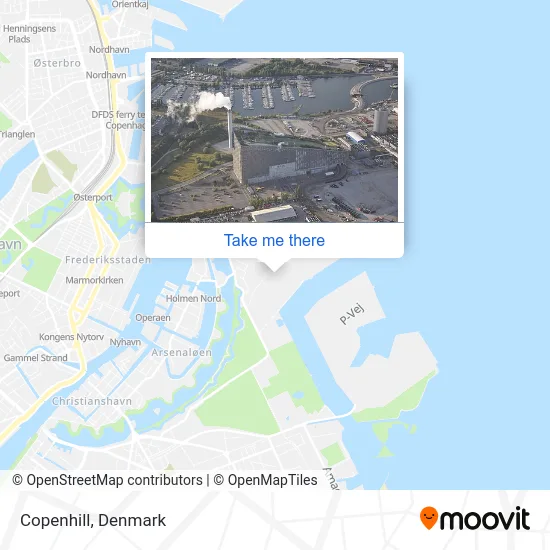 How to Get to Copenhill in København by Bus, Metro or Train?