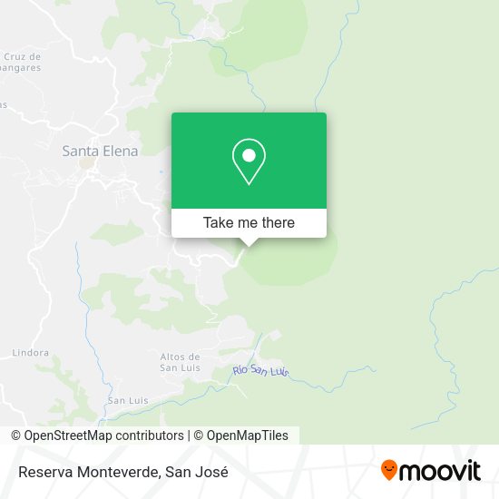 ¿Cómo llegar a Reserva Monteverde en Puntarenas en autobús?