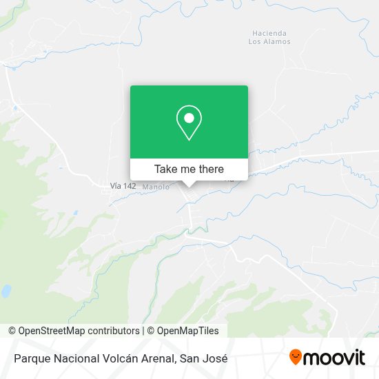 ¿Cómo llegar a Parque Nacional Volcán Arenal en San Ramón en autobús?