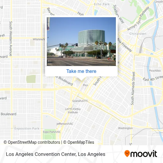 How to Get to Los Angeles Convention Center in Downtown by Bus or Subway?
