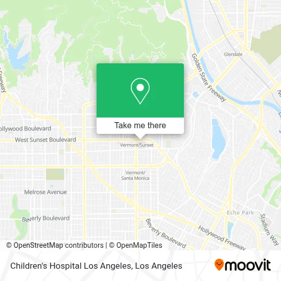 How to Get to Children's Hospital Los Angeles in East Hollywood by Bus ...