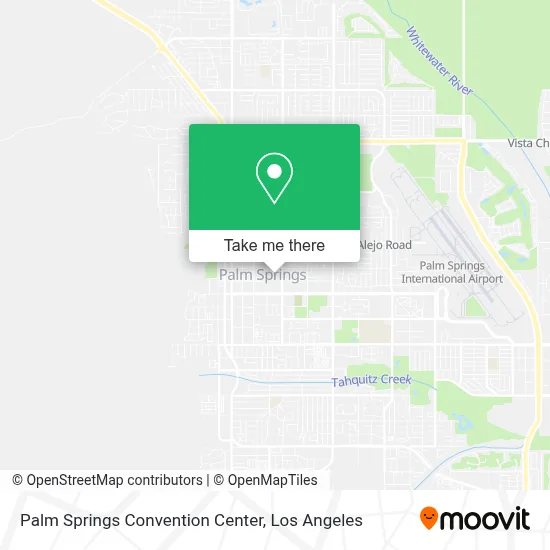 ¿Cómo llegar a Palm Springs Convention Center en Los Angeles en autobús?