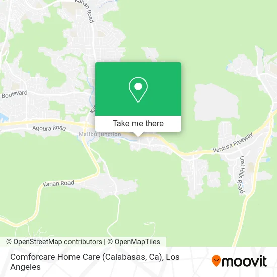 ¿Cómo llegar a Comforcare Home Care (Calabasas, Ca) en Agoura Hills en ...