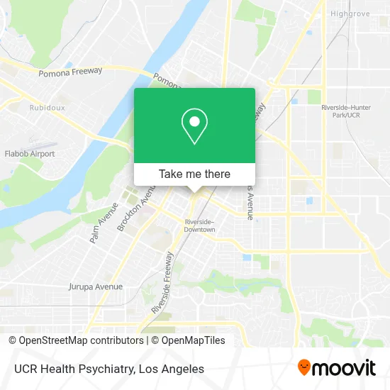 ¿Cómo llegar a UCR Health Psychiatry en Riverside en autobús?