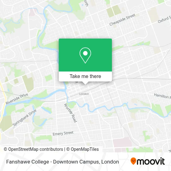 How to Get to Fanshawe College - Downtown Campus in London by Bus?