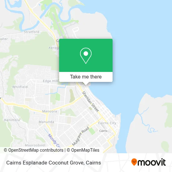 How to Get to Cairns Esplanade Coconut Grove in Cairns North by Bus?