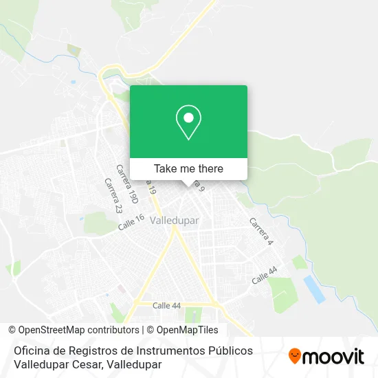 ¿Cómo llegar a Oficina de Registros de Instrumentos Públicos Valledupar ...