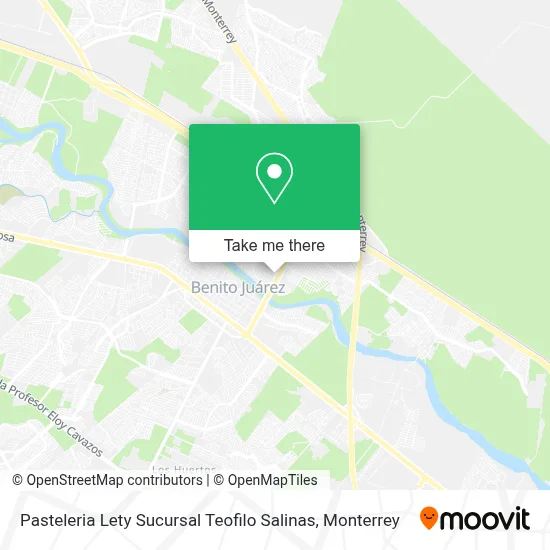 ¿Cómo llegar a Pasteleria Lety Sucursal Teofilo Salinas en Nuevo León ...