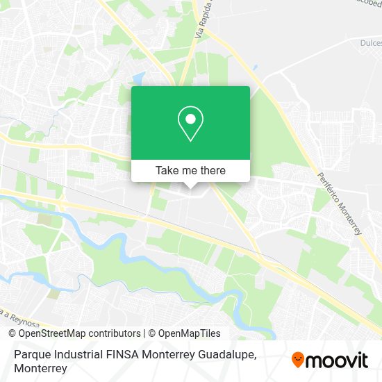 ¿Cómo llegar a Parque Industrial FINSA Monterrey Guadalupe en Nuevo ...