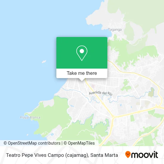 ¿Cómo llegar a Teatro Pepe Vives Campo (cajamag) en Santa Marta (Dist ...