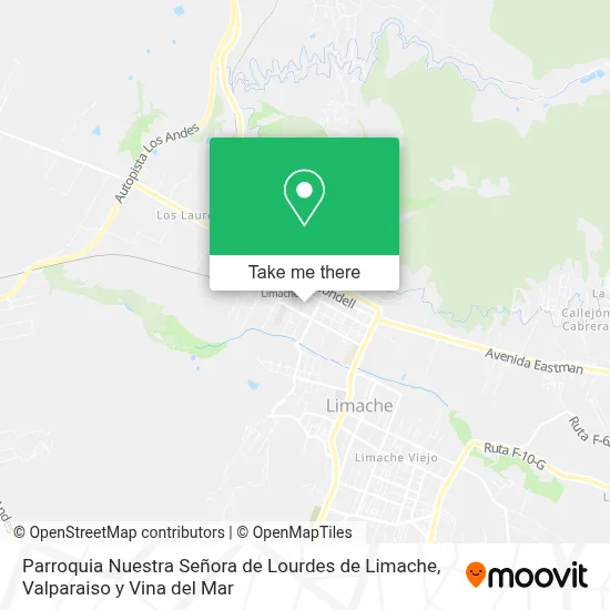 ¿Cómo llegar a Parroquia Nuestra Señora de Lourdes de Limache en ...