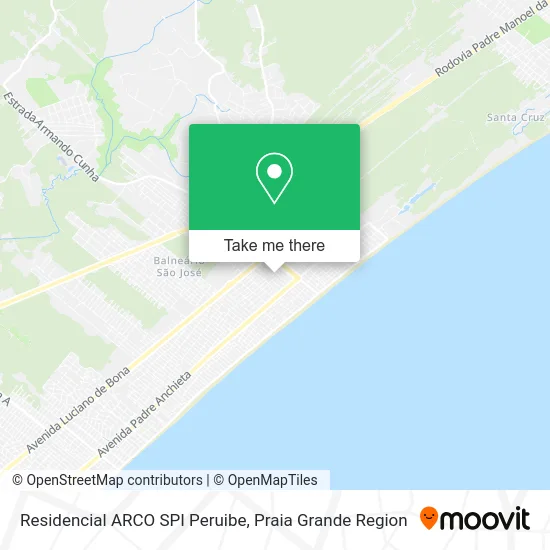 ¿Cómo llegar a Residencial ARCO SPI Peruibe en Peruíbe en autobús?