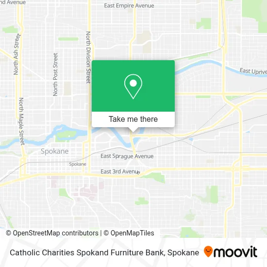 ¿Cómo llegar a Catholic Charities Spokand Furniture Bank en Spokane en ...