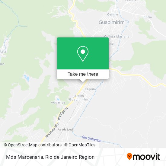 How to get to Mds Marcenaria in Guapimirim by Bus?