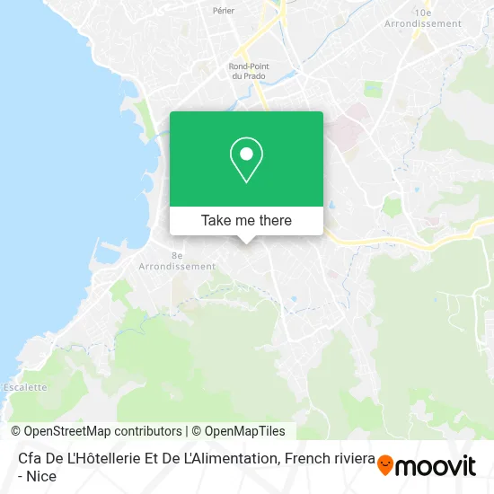 How to Get to Cfa De L'Hôtellerie Et De L'Alimentation in Marseille by ...
