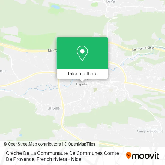How to Get to Crèche De La Communauté De Communes Comte De Provence in ...