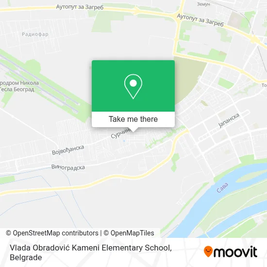 How to Get to Основна Школа Влада Обрадовић Камени in Novi Beograd by ...